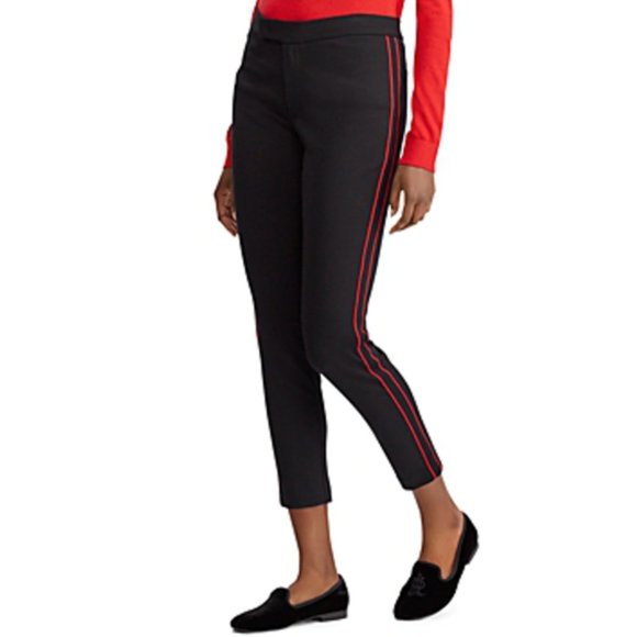 Lauren Ralph Lauren | Pants & Jumpsuits | Lauren Ralph Lauren Tuxedo Stripe Skinny Crop Pants In ...